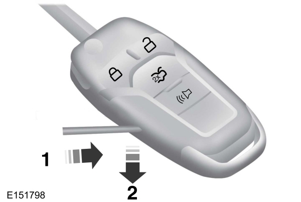 Integrated Keyhead Transmitter Battery Replace