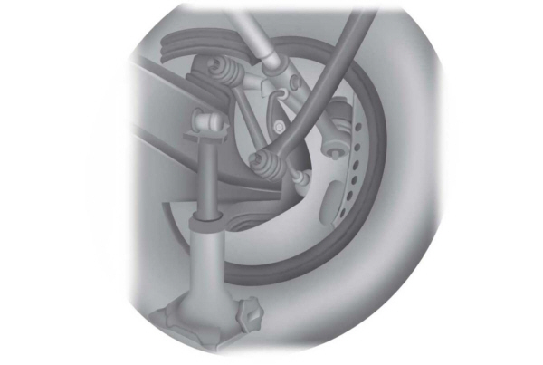 Front Jacking Position (Two Wheel Drive)