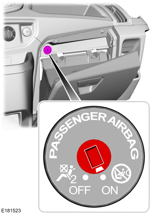Passenger Airbag Switch ON