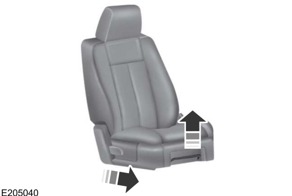 Moving the Seat Backward and Forward