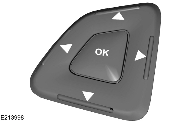 Information Display OK Button