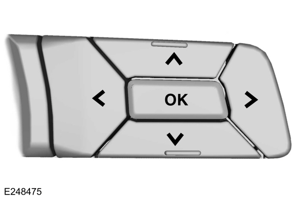 Steering Wheel - Information Display Controls