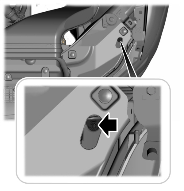 Vertical Adjuster on Headlamp Location