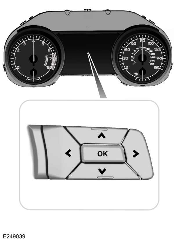 Instrument Cluster - Information Display Controls