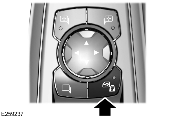 Rear Window Control Lock/Unlock Button