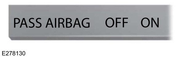 Passenger Airbag ON/OFF Indicator