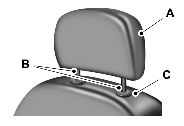 Front Seat Head Restraint