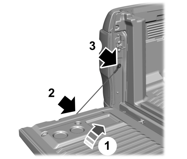 Lowering the Tailgate