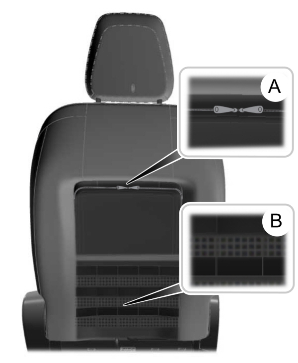 Map Pocket with Zipper