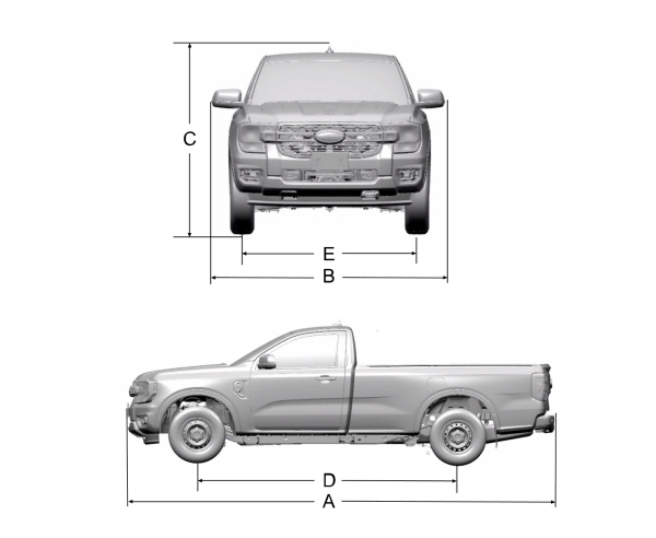 Dimensiones De La Camioneta Ford